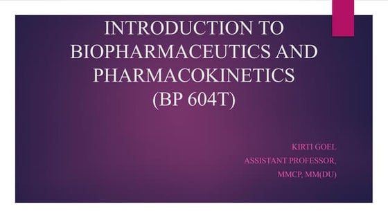 Adv. biopharm. APPLICATION OF PHARMACOKINETICS : TARGETED DRUG DELIVERY ...