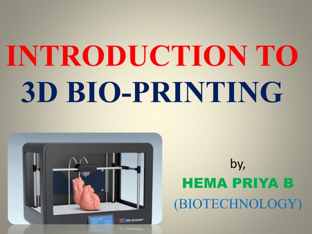 3d bioprinting | PDF