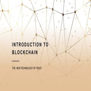 INTRODUCTION TO BLOCKCHAIN J_KC_jaysurya h.pptx | Internet | Computing