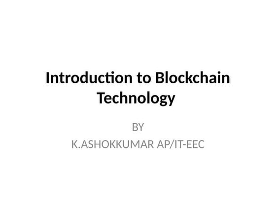 Explained Blockchain Nodes: What You Need to Know | PPTX | Internet | Computing