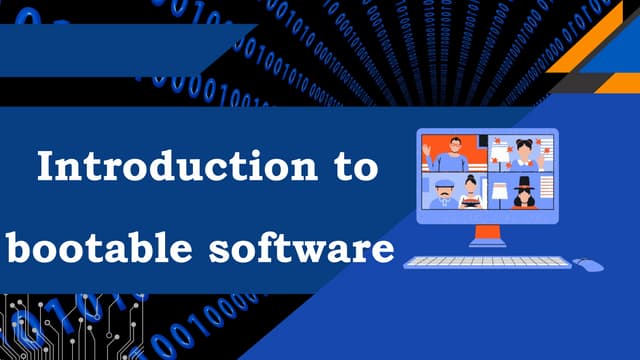 Bootable Installer Preparation .pptx | Operating Systems | Computer Software and Applications