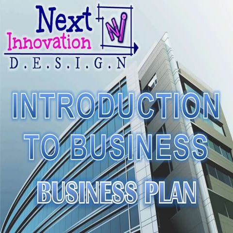 Business Plan (Introduction to Business) | PPTX