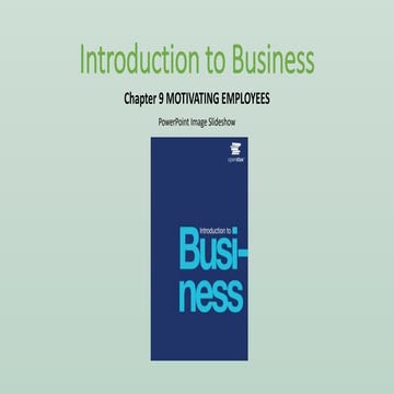 Introduction to business ppt-ch09 | PPTX | Business | Business and Finance