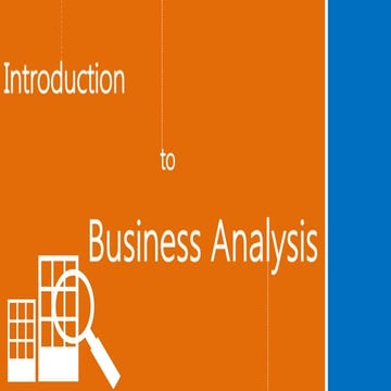 Introduction to Business Analysis | PDF