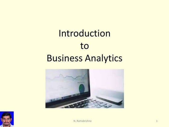 Introduction to Business Analytics | PDF | Computer Software and ...