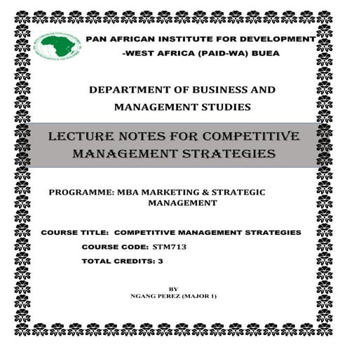 Introduction to business competition | PDF