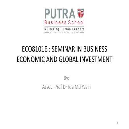 Business Economics and Global Investment Strategies in Malaysia ...