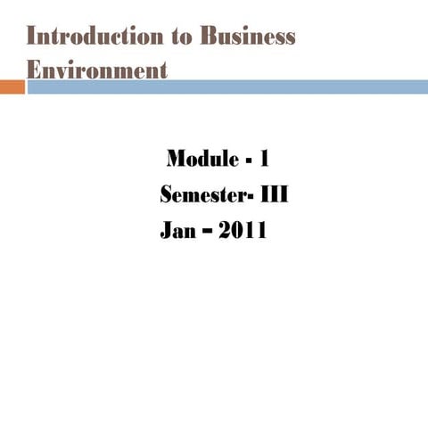 Introduction to business_environment-pg-1-final | PPT