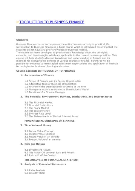 ABM_Business Finance CG.pdf.................................. | PDF | Business Accounting ...