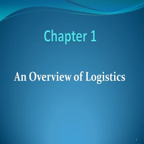 Introduction to business logistics | PDF