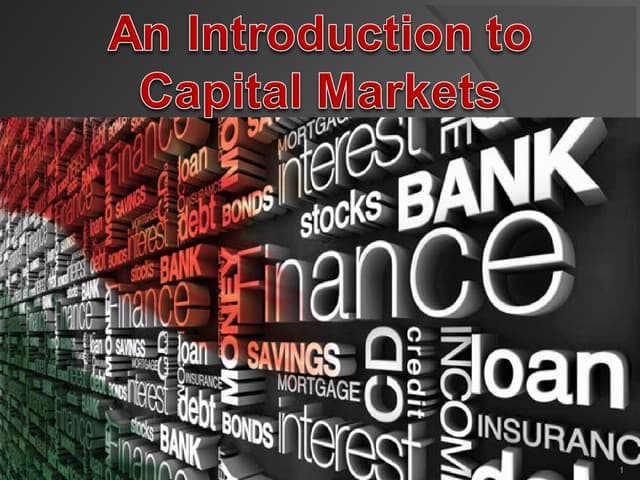 Capital market ppt | PPT