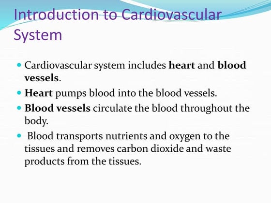 physiology of Cardiovascular system | PPT