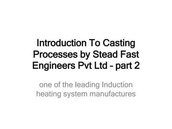 Design of castings and selection of the parting line | PPTX | Track and Field | Sports