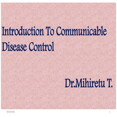 Introduction to CDC (1).pptx for health science students | PPTX