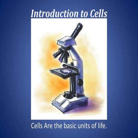 Introduction to cells | PPTX