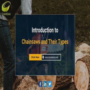 Introduction to Chainsaws and Their Types