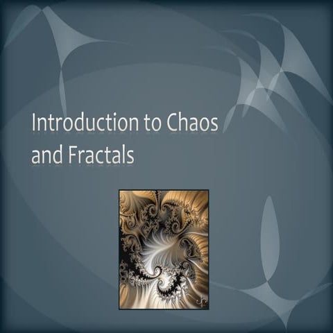 Chaos and Fractals | PPT