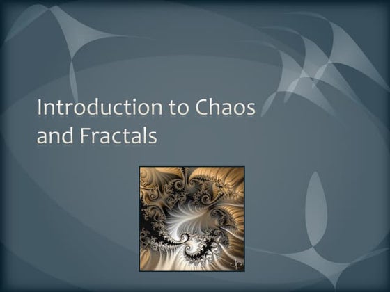 Fractals | PPT | Geography | Science