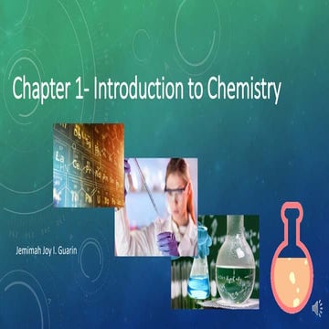 Introduction of Chemistry, 9th class, Chapter # 1 | PPTX