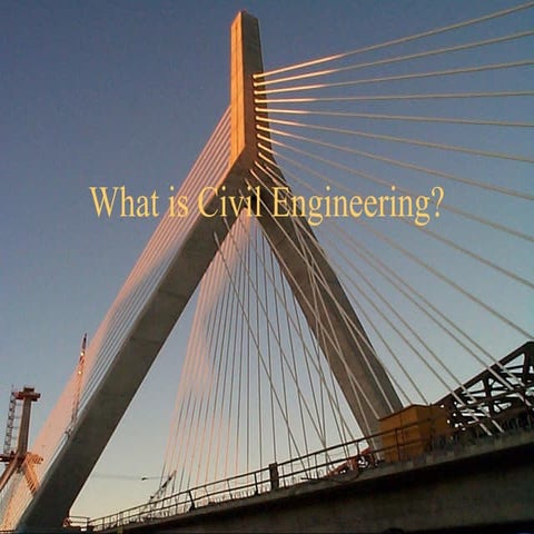 Introduction to civil engineering | PPT