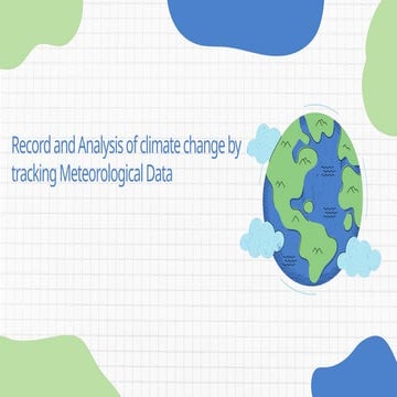 Introduction to Climate Change and factors | PPTX