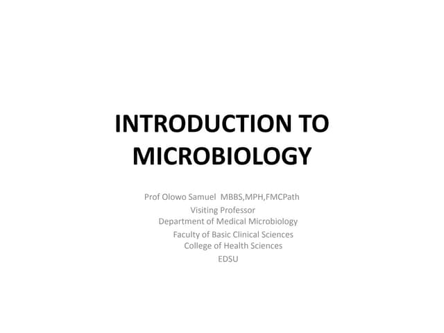 Microbiology Introduction For Nursing Students | PPT | Infectious Diseases | Diseases and Conditions