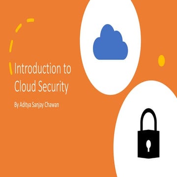 Introduction to Cloud Security and its Various Assessment Methods.pptx | Cloud Computing | Internet
