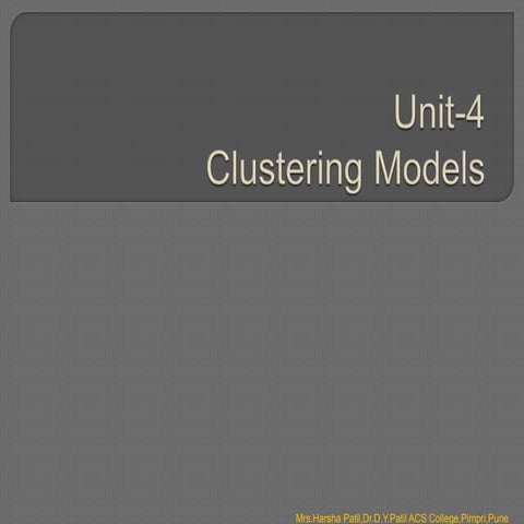 Introduction To Clustering Pptx Pptx Computing Technology And Computing