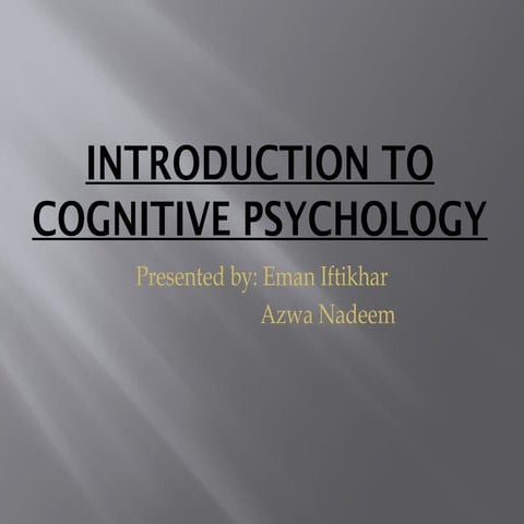 Introduction to cognitive Psychology.pptx