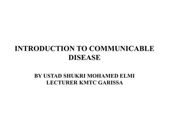 Principles of control of communicable diseases dr.wah