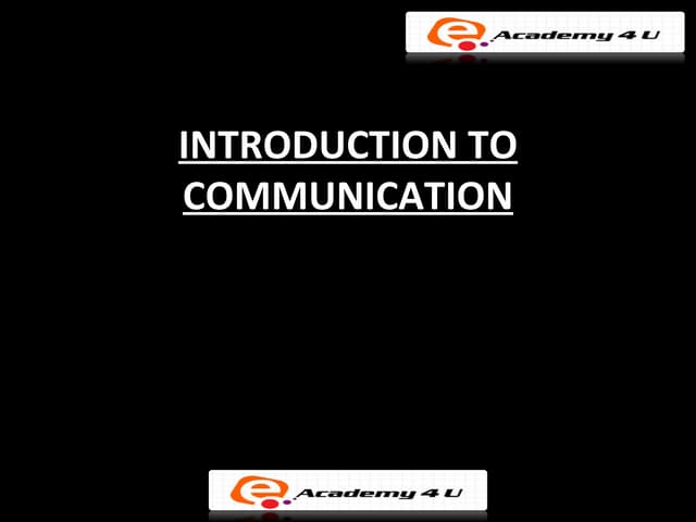 Communication Cycle | Communication | Communication process | PPTX