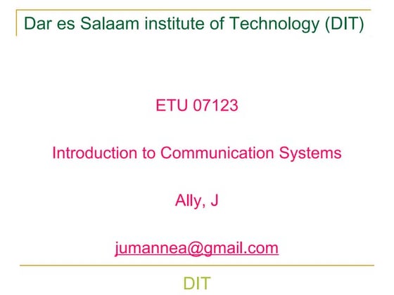 Introduction to Communications for AM and FM | PDF | Technology & Computing