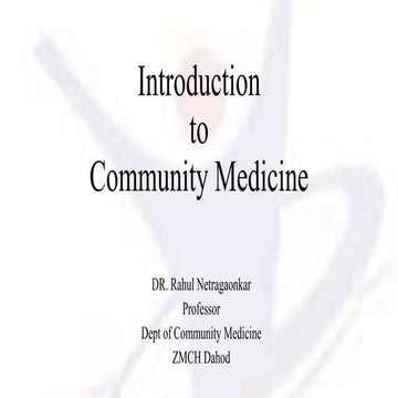 Introduction to Community Medicine.pptx