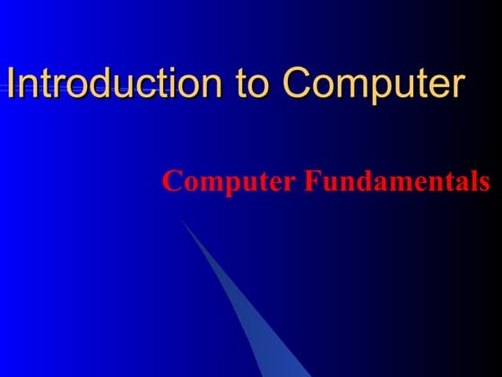Facts About Computer | PDF