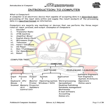Introduction to Computer - Idowu A.J. Odeyemi.pdf
