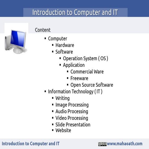 Introduction to computer and it part 1 ,2 (ep.1) | PDF