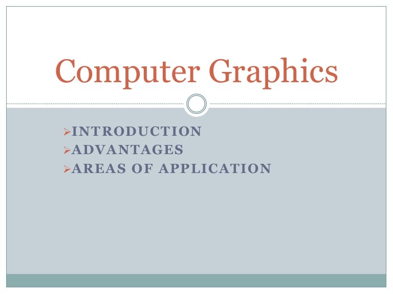 Introduction To Computer Graphics