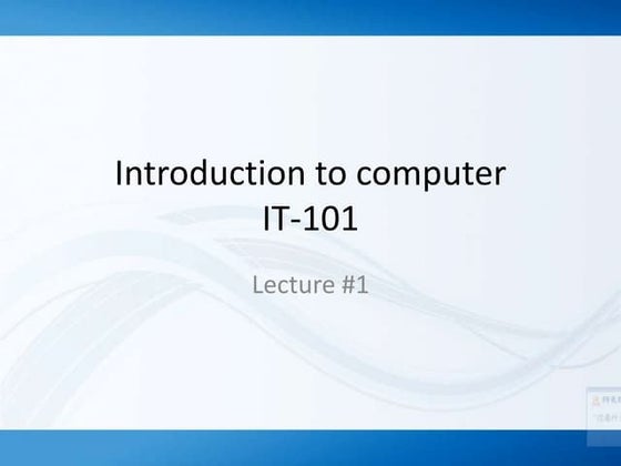 Lesson 1 History and Evolution of Computers .pdf | Computing | Technology & Computing