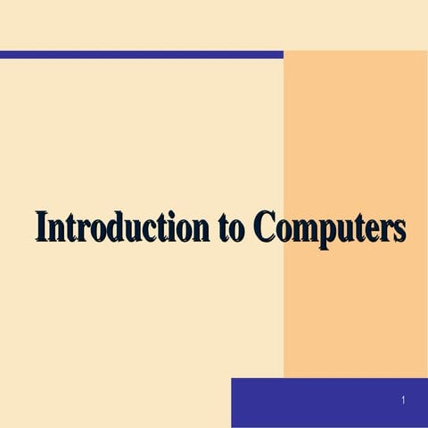 Introduction to computer literacy | PPT