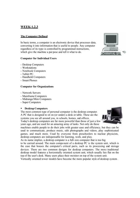 10 types of computers | PDF