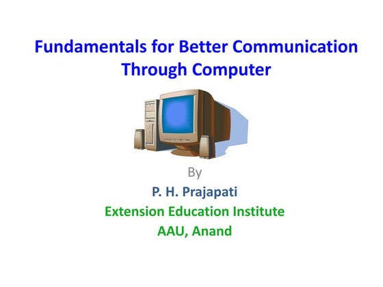 Computer Fundamental and Introduction Computers | PPT