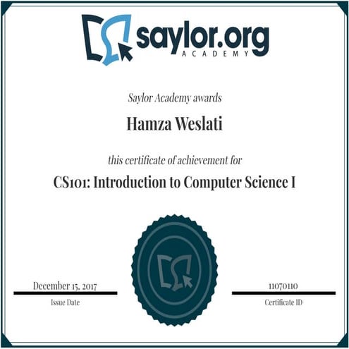 Introduction to computer science i | PPT