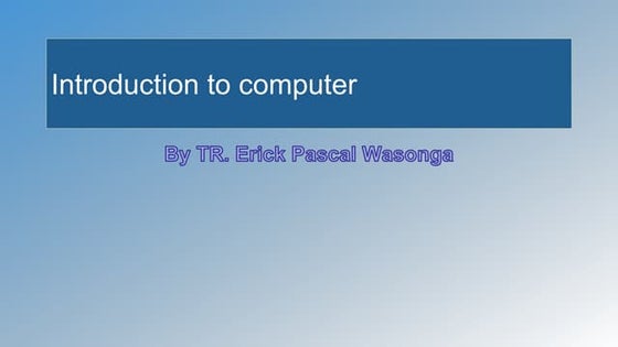 Parts of Keyboard | PPT