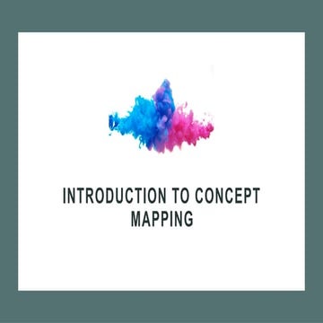 Introduction to Concept Mapping In digital media | PPTX
