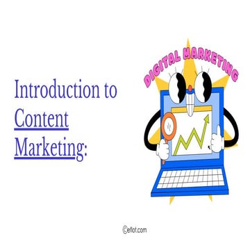 What is a Content Strategy In Digital Marketing | Eflot | PDF