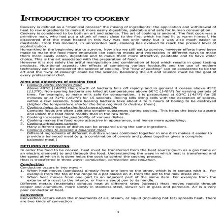 Introduction to cookery | PDF