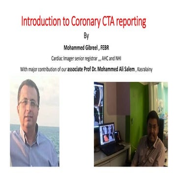 Introduction to coronary CTA reporting | PPT
