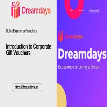Introduction to Corporate Gift Vouchers UAE | PDF