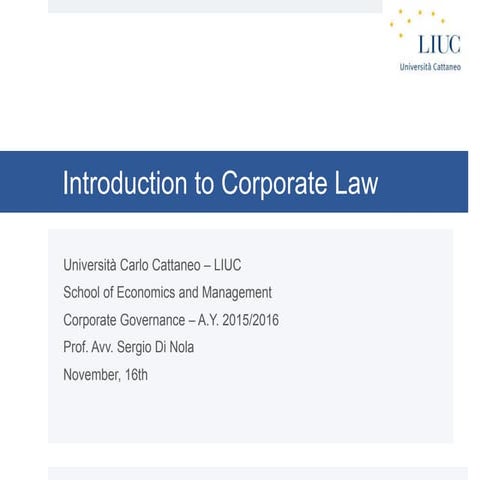 Introduction to corporate law_lesson 1.ppt