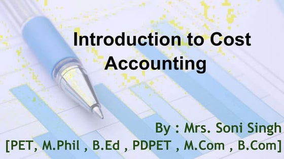 U-I cost accounting.pptx | Business Accounting & Finance | Business